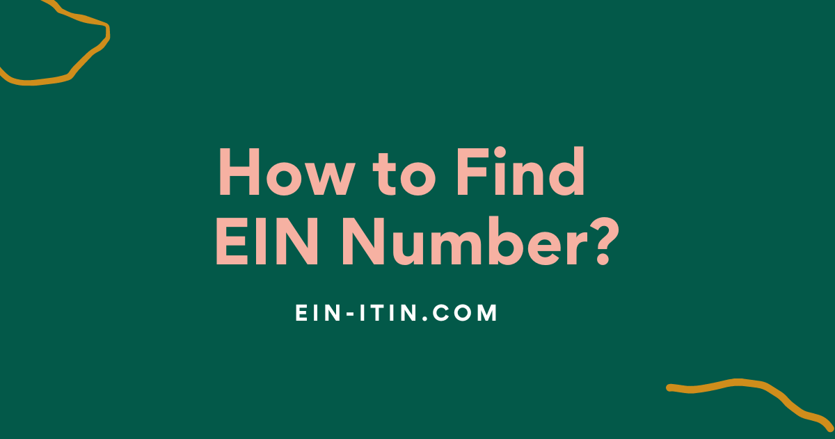 How To Find EIN Number Ein itin
